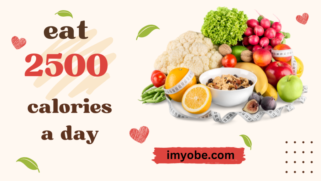 Acclaimed: how to eat 2500 calories a day - Imyobe